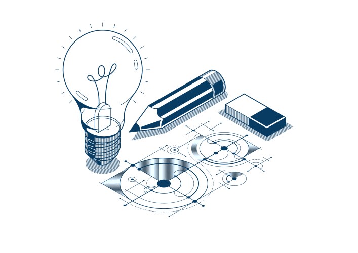 Technical Drawing Bulb Vector Images (over 200)