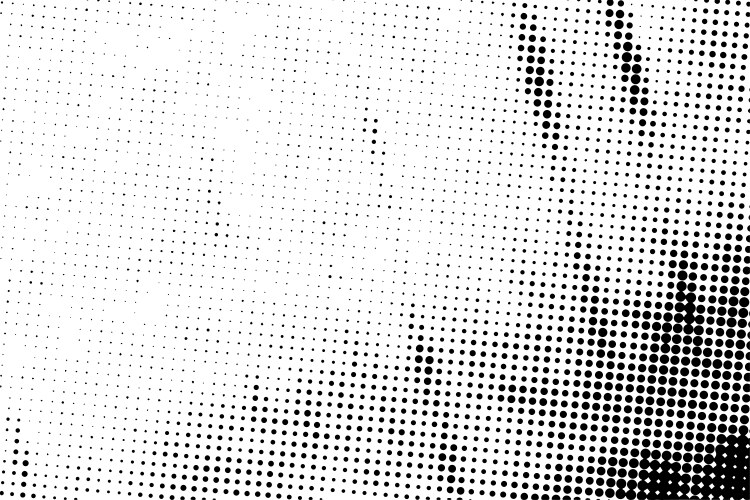 Radial halftone pattern texture background Vector Image