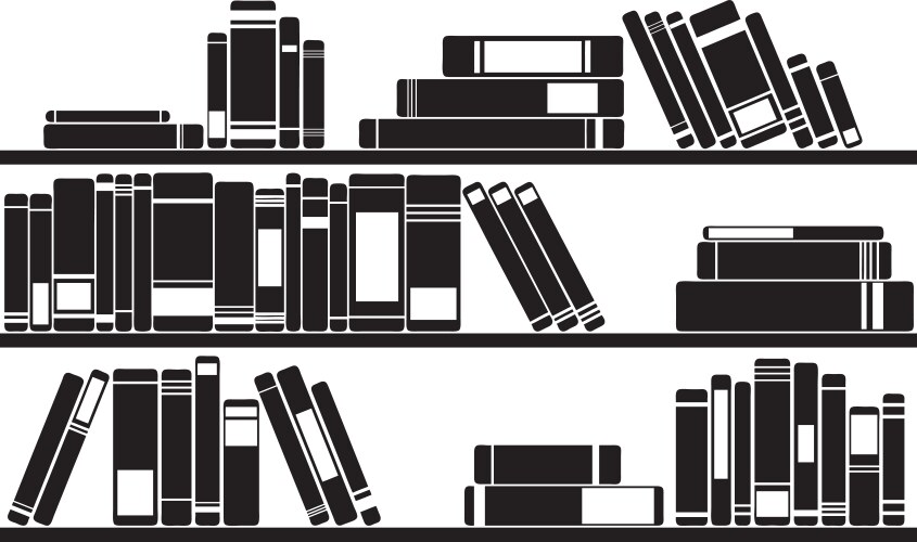 Stack of Books Black and White Vector Images (over 9,000)