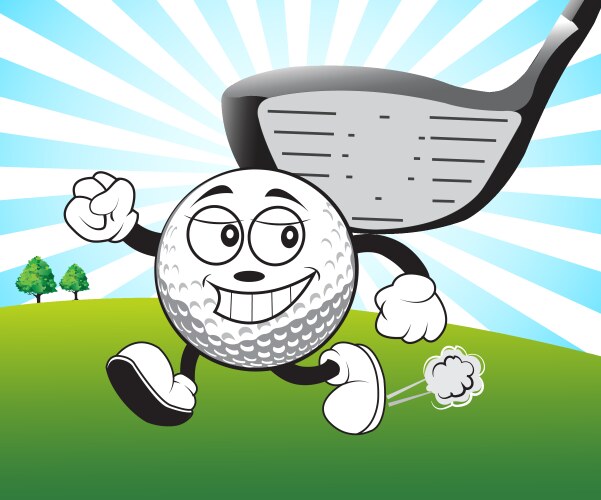 Prepare to putt Royalty Free Vector Image - VectorStock