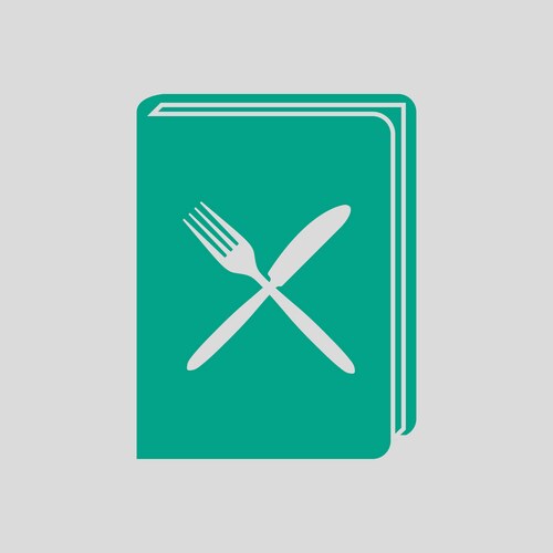 Restaurant menu cartoon icon Royalty Free Vector Image