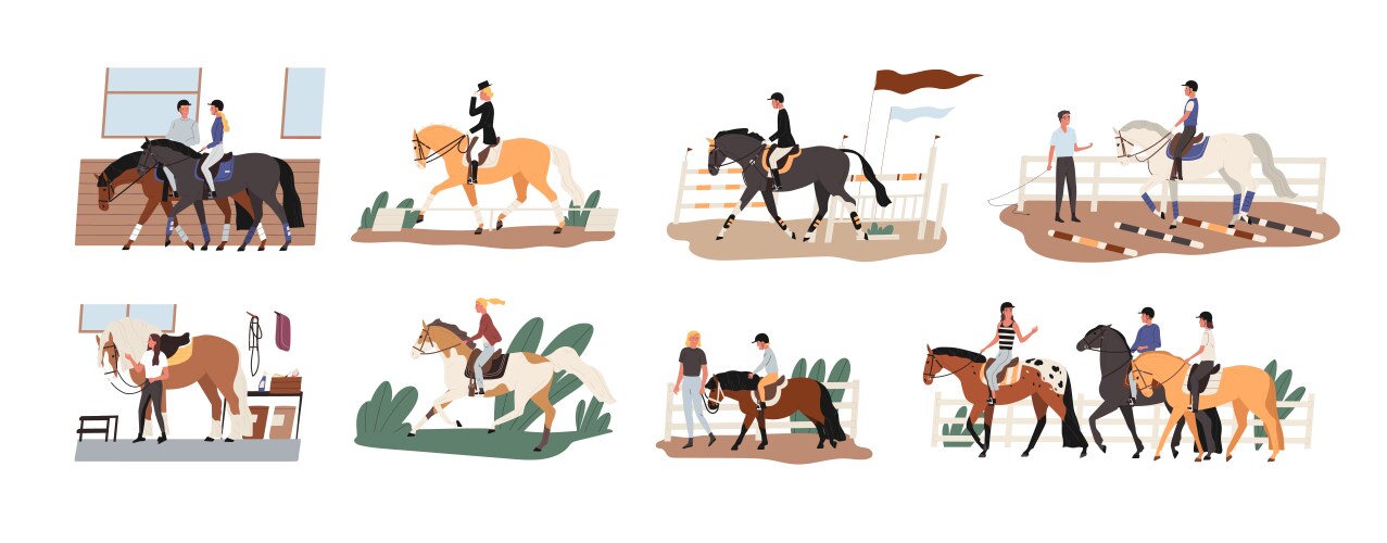 Horse Riding Cartoon Vector Images (over 7,500)