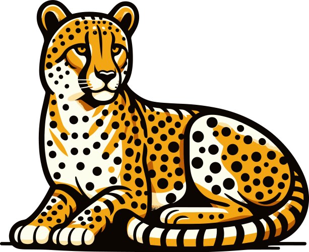 Tiger logo head standing Royalty Free Vector Image