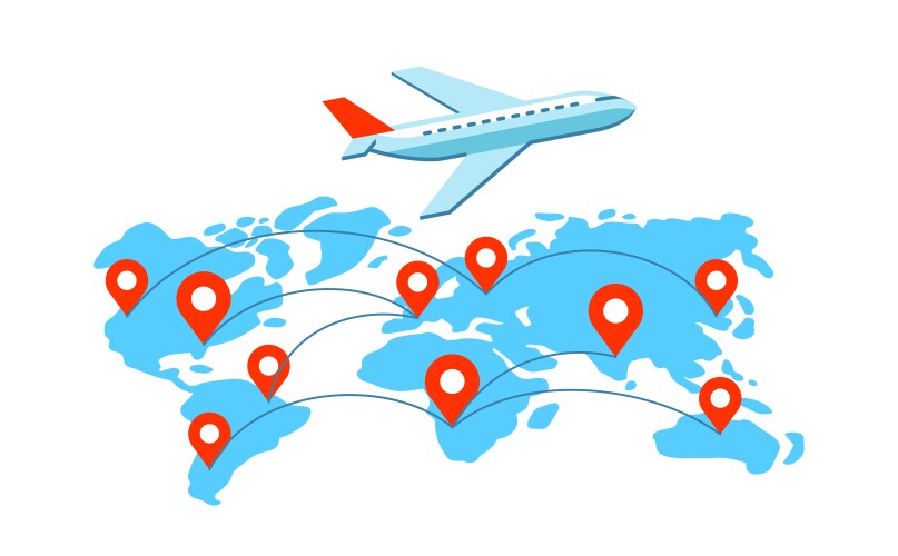 Aviation Map Vector Images (over 10,000)