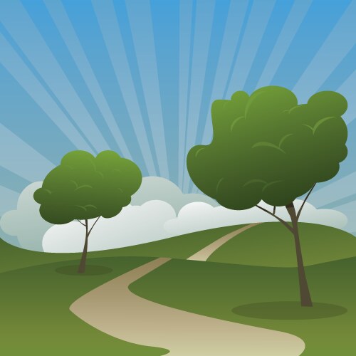 Country path Royalty Free Vector Image - VectorStock