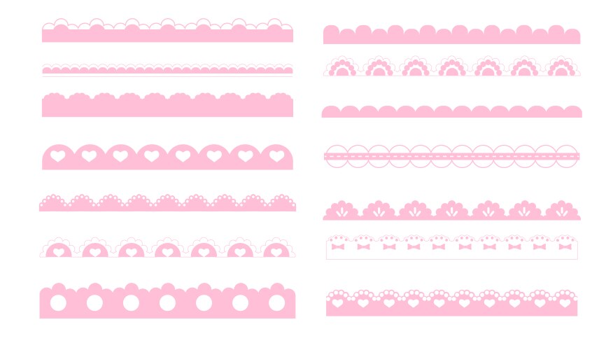 Frilly Border Vector Images (over 520)