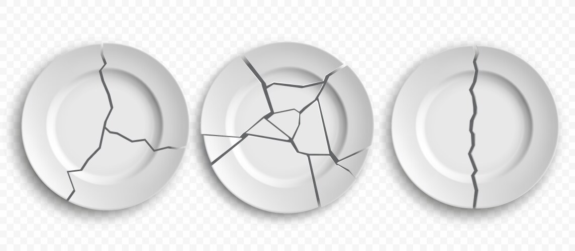 Broken Plates Vector Images (over 1,100)