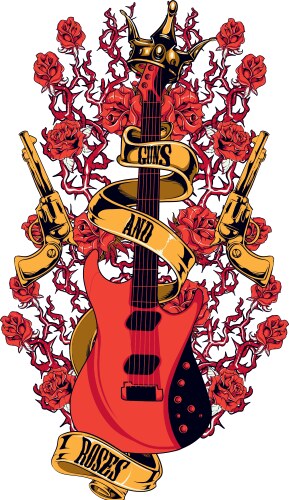 Guns and Roses Vector Images (over 1,600)