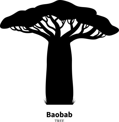 Baobab Tree Silhouette Vector Images (over 640)