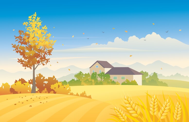 Autumn thematic image 9 Royalty Free Vector Image