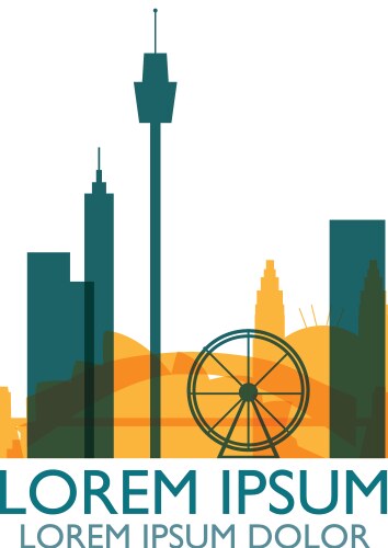 Sydney logo Royalty Free Vector Image - VectorStock