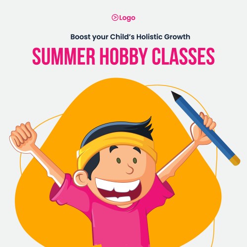 Children day flat design Royalty Free Vector Image