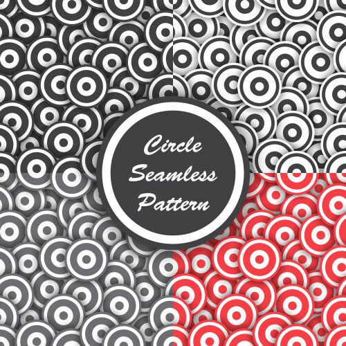 Round circle pattern Royalty Free Vector Image