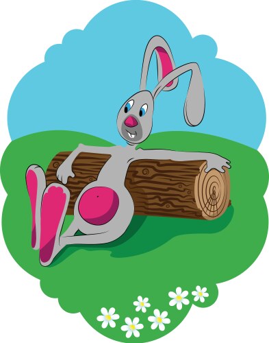 Rabbit Sitting Vector Images (over 6,600)