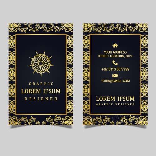 Royal wedding invitation card template Royalty Free Vector