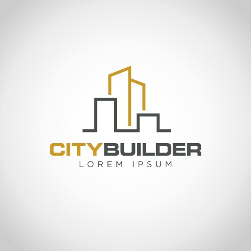 Urban design logo Royalty Free Vector Image - VectorStock
