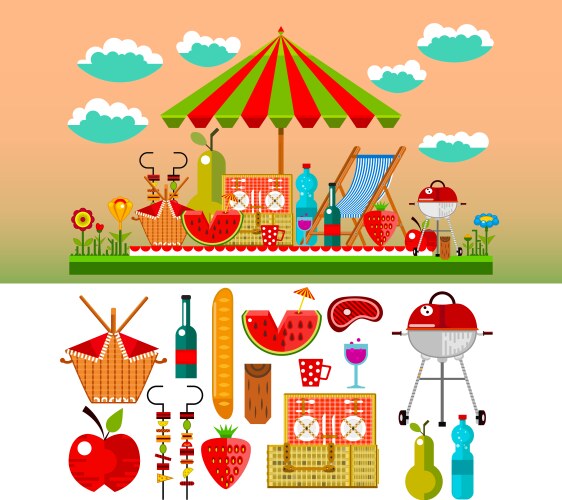 Summer Picnic Vector Images (over 45,000)