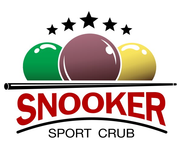 Played snooker Royalty Free Vector Image - VectorStock