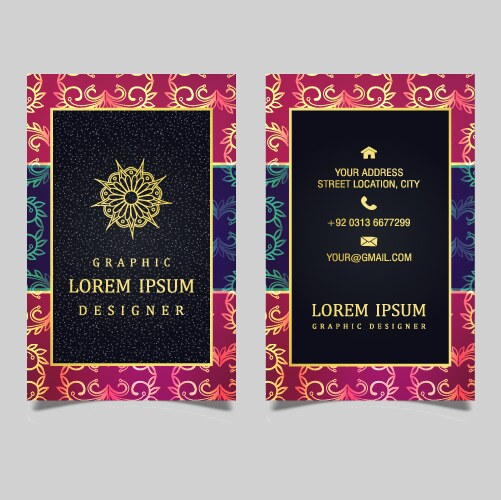 Royal wedding invitation card template Royalty Free Vector