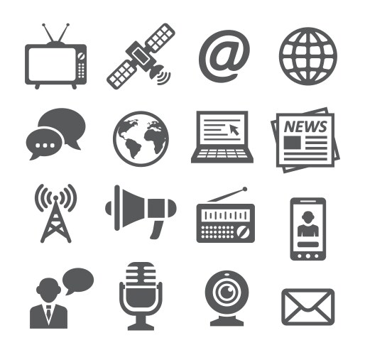 News set icon Royalty Free Vector Image - VectorStock