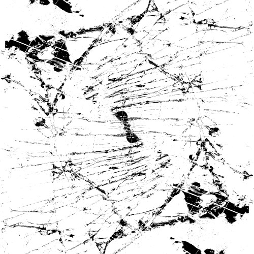 Surface broken glass texture sketch shattered Vector Image