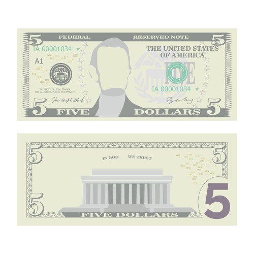 Dollar bills Royalty Free Vector Image - VectorStock