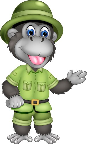 Cute capybara in flat cartoon style Royalty Free Vector