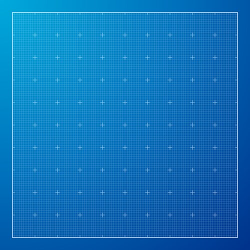 Blueprint paper blank blue sheet Royalty Free Vector Image