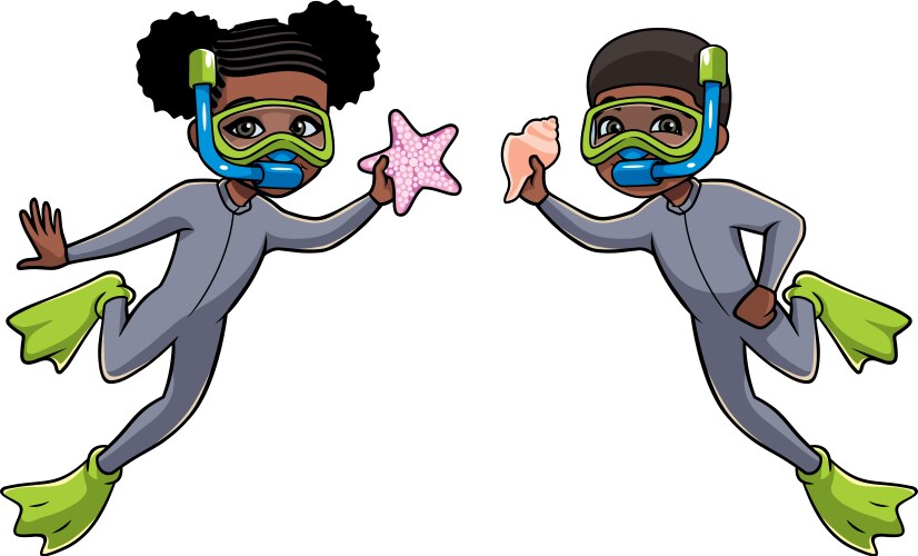 Diver Cartoon Vector Images (over 6,100)