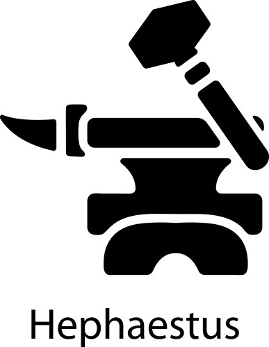 Hephaestus Greek Mythology Symbol Hephaestus Ancient Greek God Of