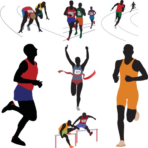 Runner Outline Vector Images (over 4,700)