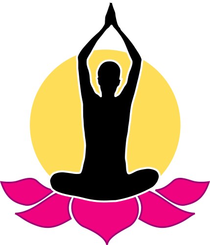 Namaskar logo Vector Images & Graphics for Commercial Use | VectorStock