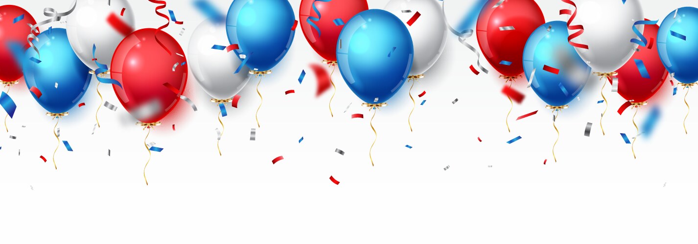 Welcome sign with confetti Royalty Free Vector Image