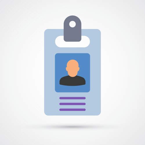 Press reporter id card template Royalty Free Vector Image