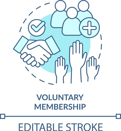 Administration team concept icon organization Vector Image