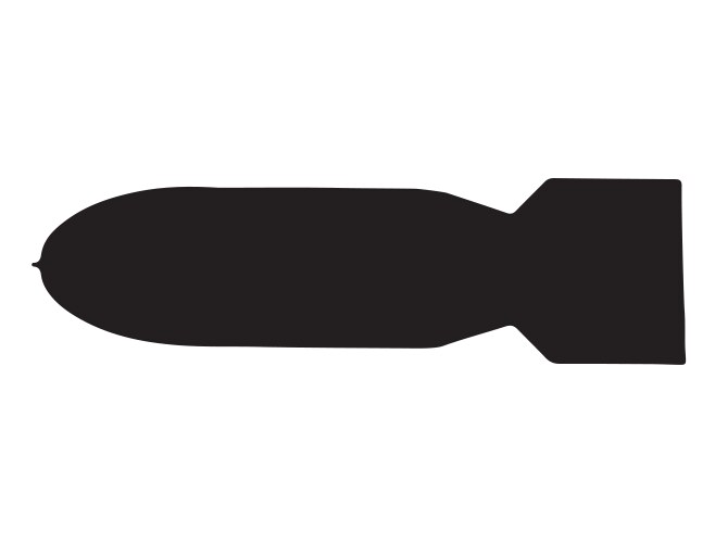 Anarchy symbol silhouette art Royalty Free Vector Image