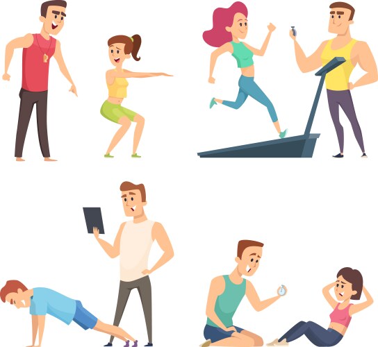 Cartoon Character Gym Vector Images (over 22,000)