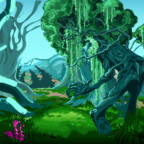 Cartoon Trees Vector Images (over 370,000)