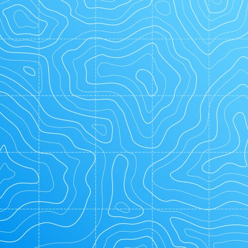 Blue topographic lines Royalty Free Vector Image