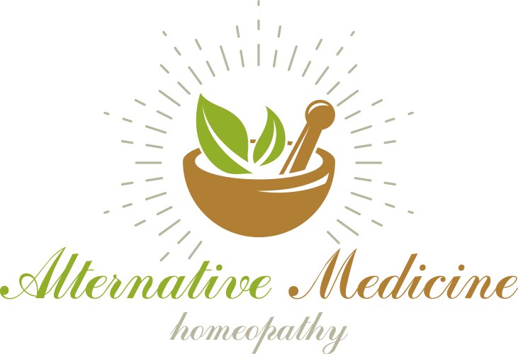 Caduceus symbol healthcare conceptual homeopathy Vector Image Caduceus symbol healthcare conceptual homeopathy Vector Image