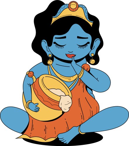 Baby Krishna Vector Images (over 480)