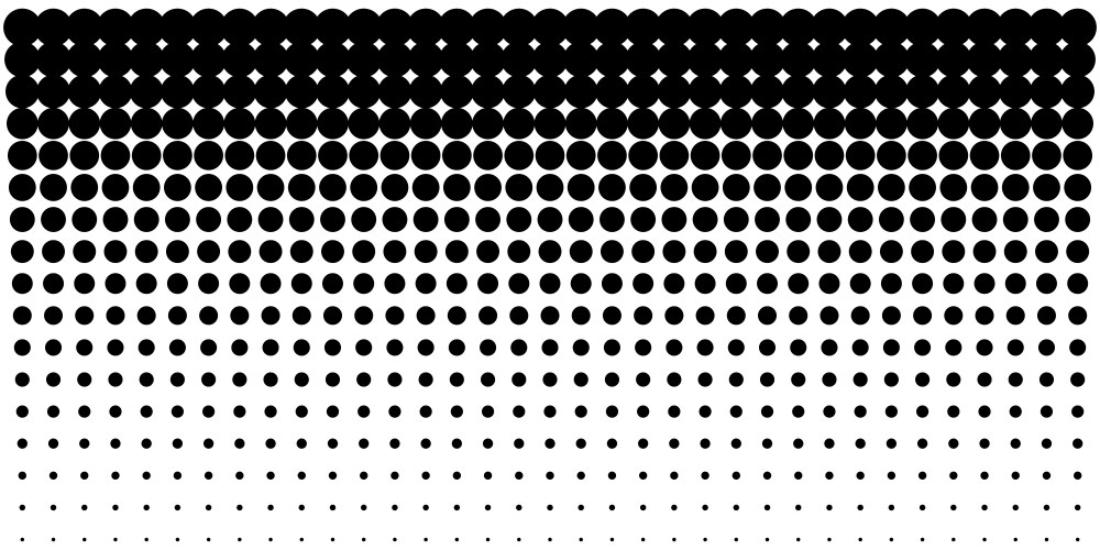 3d abstract geometric wave hex halftone pattern Vector Image