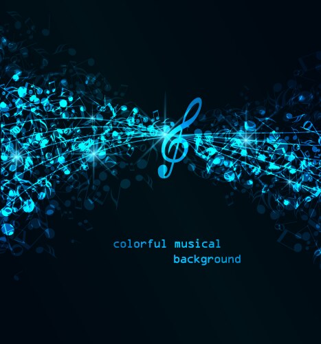 Abstract musical background with carbon texture Vector Image