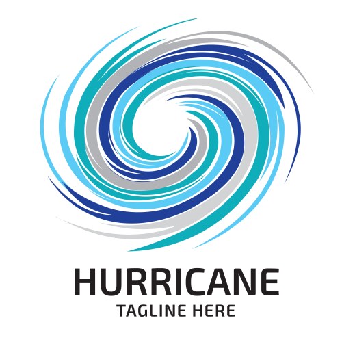 Realistic hurricane cyclone icon typhoon Vector Image