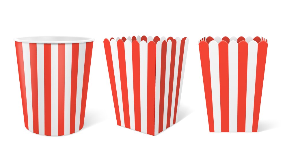 Popcorn box Royalty Free Vector Image - VectorStock