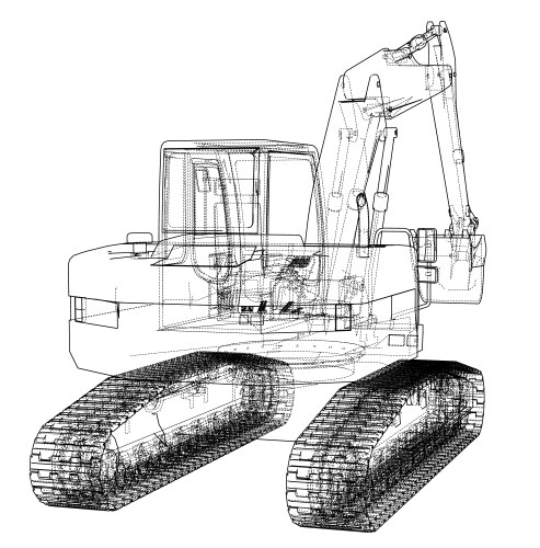 Excavator Outline Vector Images (over 6,600)