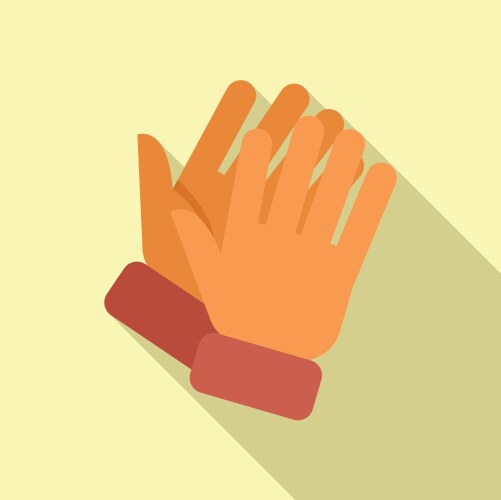 Two hands clapping making a sound wave Royalty Free Vector