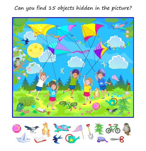 Find Hidden Object Vector Images (over 700)
