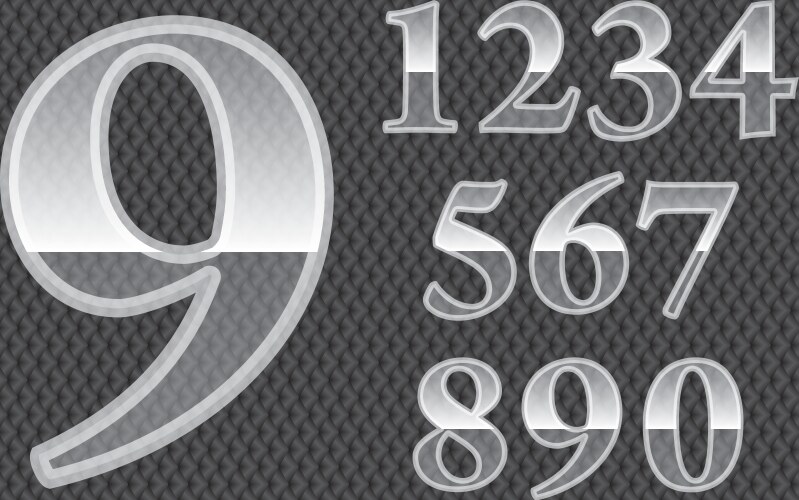 Diamond Numbers Vector Images (over 3,300)