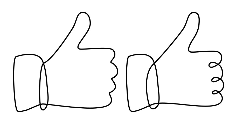 Hand signs Royalty Free Vector Image - VectorStock